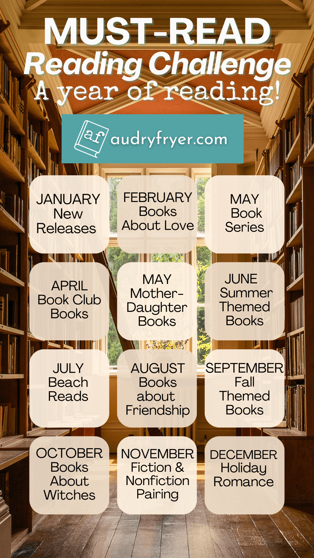 Reading Challenge - Audry Fryer